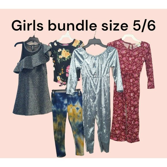 Dreamgirl | Shirts & Tops | 5 Pc Bundle Lot Of Little Girl Mixed ...